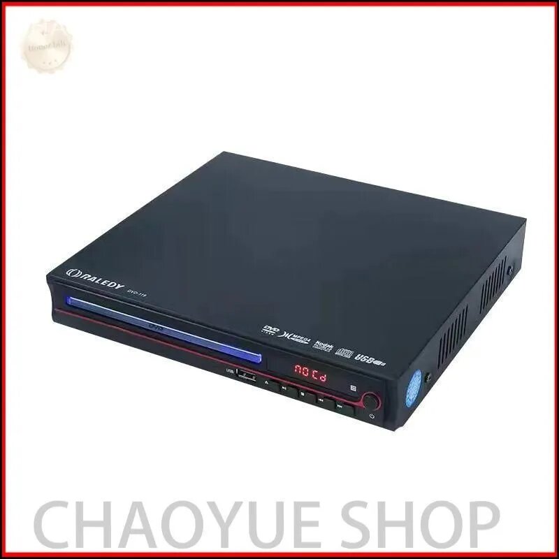 Blu-ray-плеер с поддержкой HDMI и USB для домашнего кинотеатра, черный/белый, воспроизведение 1080P — фото 1