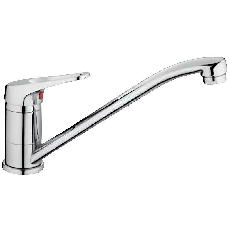 Смеситель для кухни Frap H13 F4213 хром, рычажный, поворотный излив, силумин