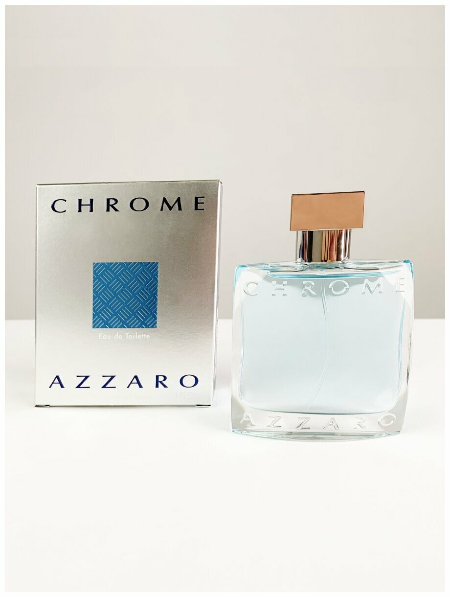 Туалетная вода Azzaro, Chrome Eau de Toilette, мужская, цитрусовая, 30 мл