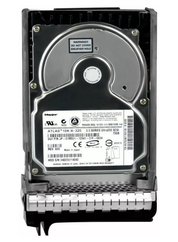 Жесткий диск Dell 1M931 73Gb U320SCSI 3.5" HDD