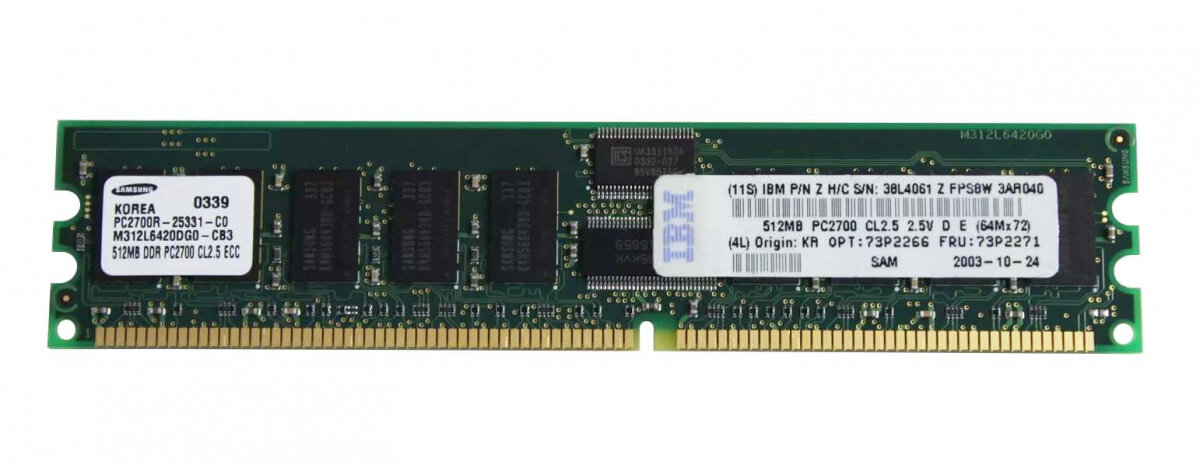 Оперативная память IBM 73P2266 DDR 512Mb