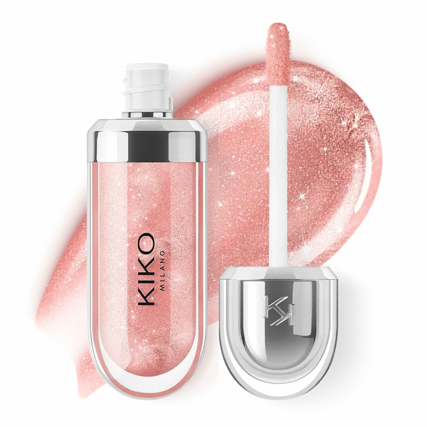 Блеск для губ KIKO Milano 3D Hydra – сияющий, увлажняющий, придающий объем, нелипкий, питательный.