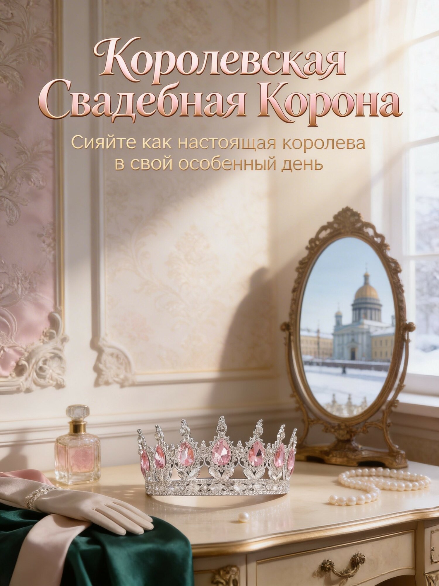 Круглая свадебная корона в стиле барокко, хрустальная диадема со стразами для свадебного торжества и королевского образа