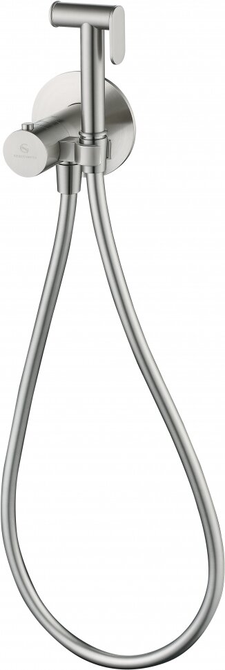 Гигиенический душ со смесителем GROCENBERG GB009 с термостатом Никель