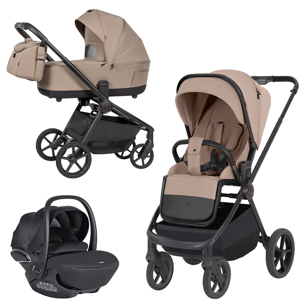Детская коляска 3в1 Carrello Epica, цвет Tuscan Beige (Песочный)