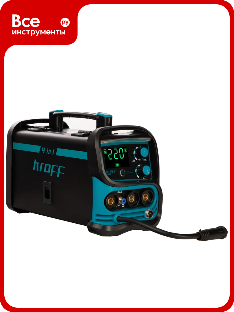 Сварочный полуавтомат Kroff (Крофф) Synergy MIG 220GE 720257