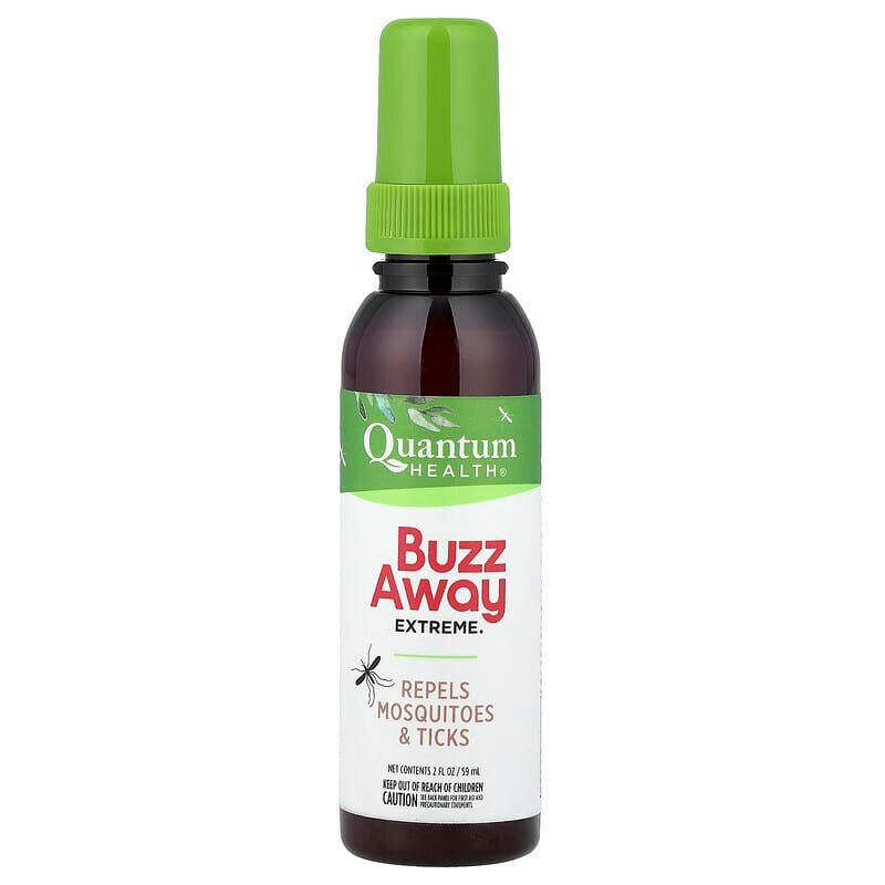 Средство от комаров и клещей Quantum Health, Buzz Away Extreme, 59 мл