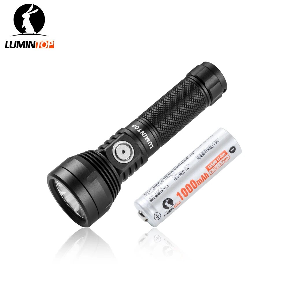 Lumintop GT NANO Plus алюминиевый портативный фонарик 1200 люмен