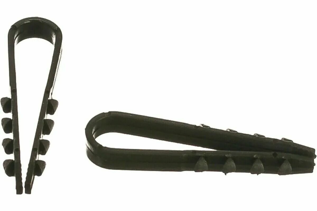 Дюбель-хомут для круглого кабеля (5-10мм) черный (100шт.) EKF PROxima