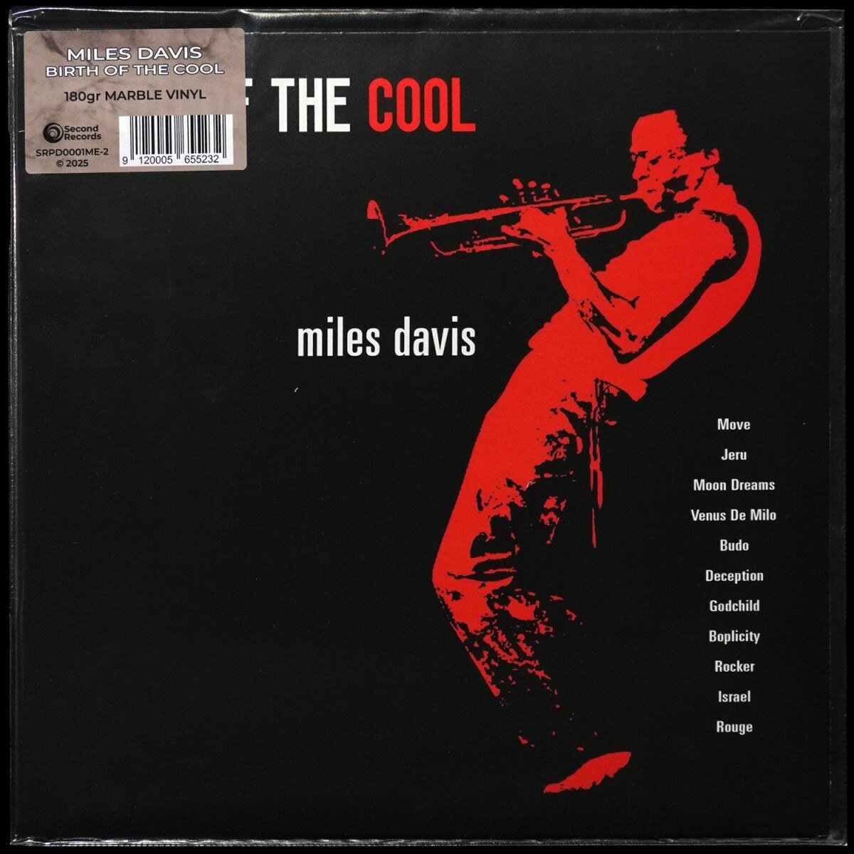 Виниловая пластинка Second Records Miles Davis – Birth Of The Cool (цветной винил)