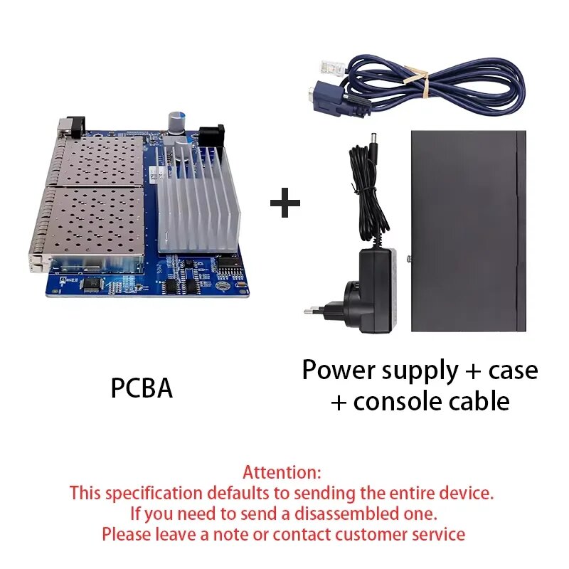 8-портовый SFP+ коммутатор 10G L3, Complete Machine