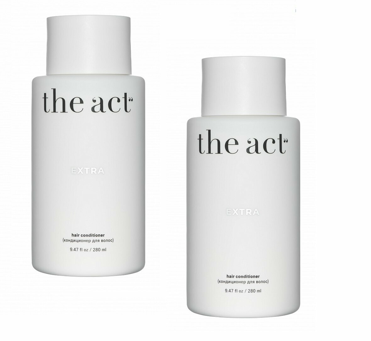 Кондиционер The Act для волос EXTRA разглаживающий c маслами и протеинами, 280мл 2шт