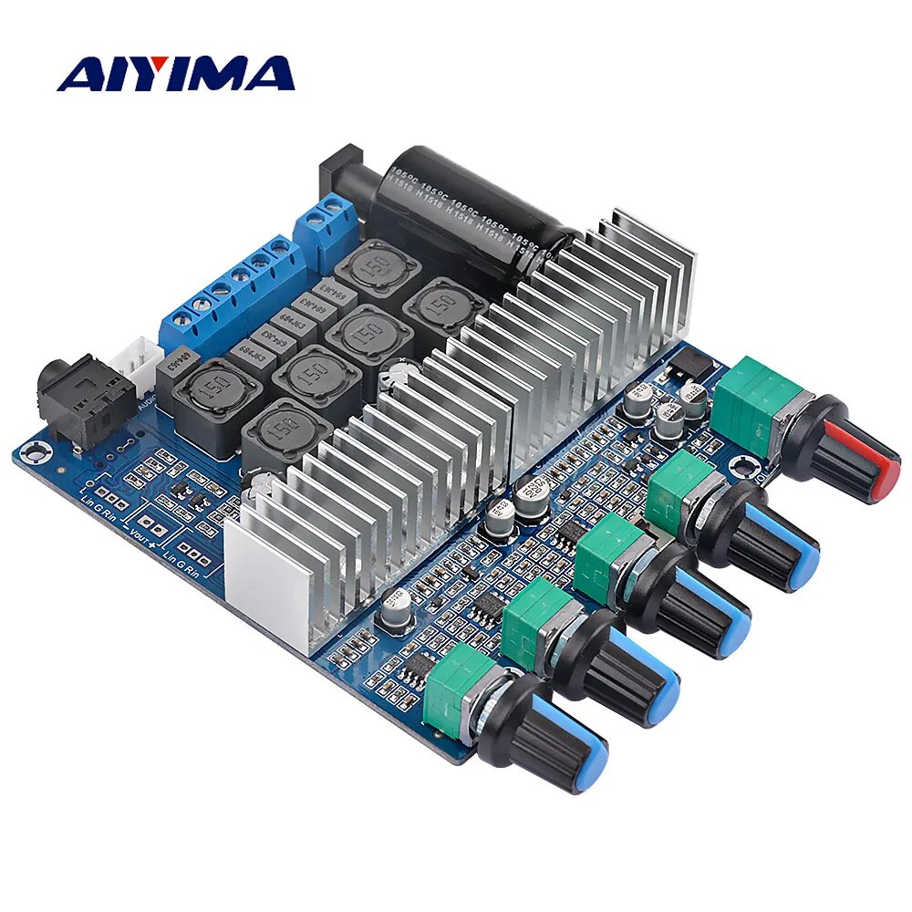 Aiyima TPA3116 Усилитель сабвуфера 2.1