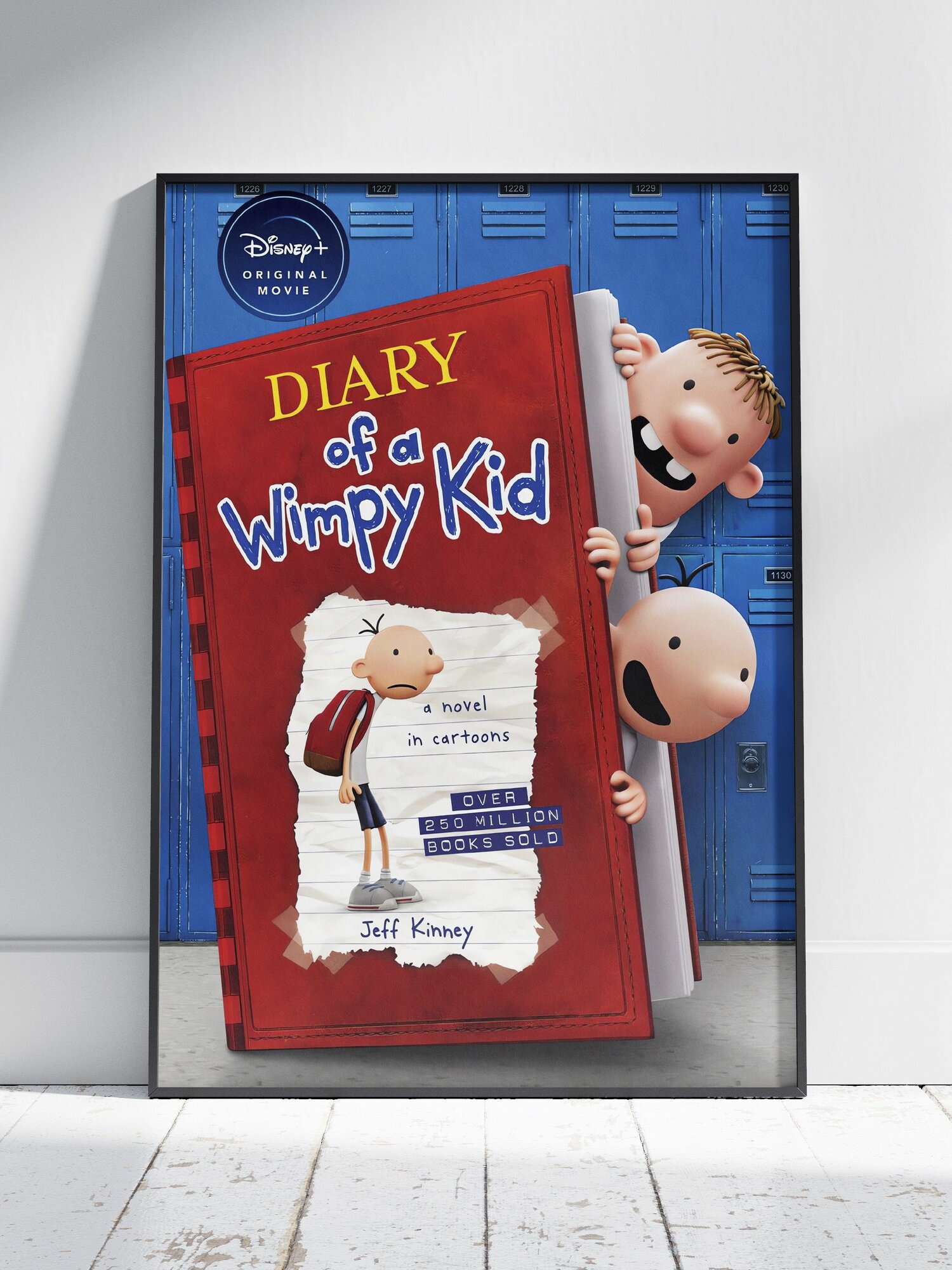 Плакат на стену для интерьера Дневник слабака (Diary Wimpy Kid 8) - Постер по фильму кино формата А3 (30x42 см)