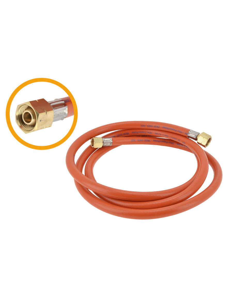 Шланг газовый IGT1-EN16436-1:2014-Class 2-6.3mm-10bar для пушки газовой ЗУБР ТПГ-53000_М2