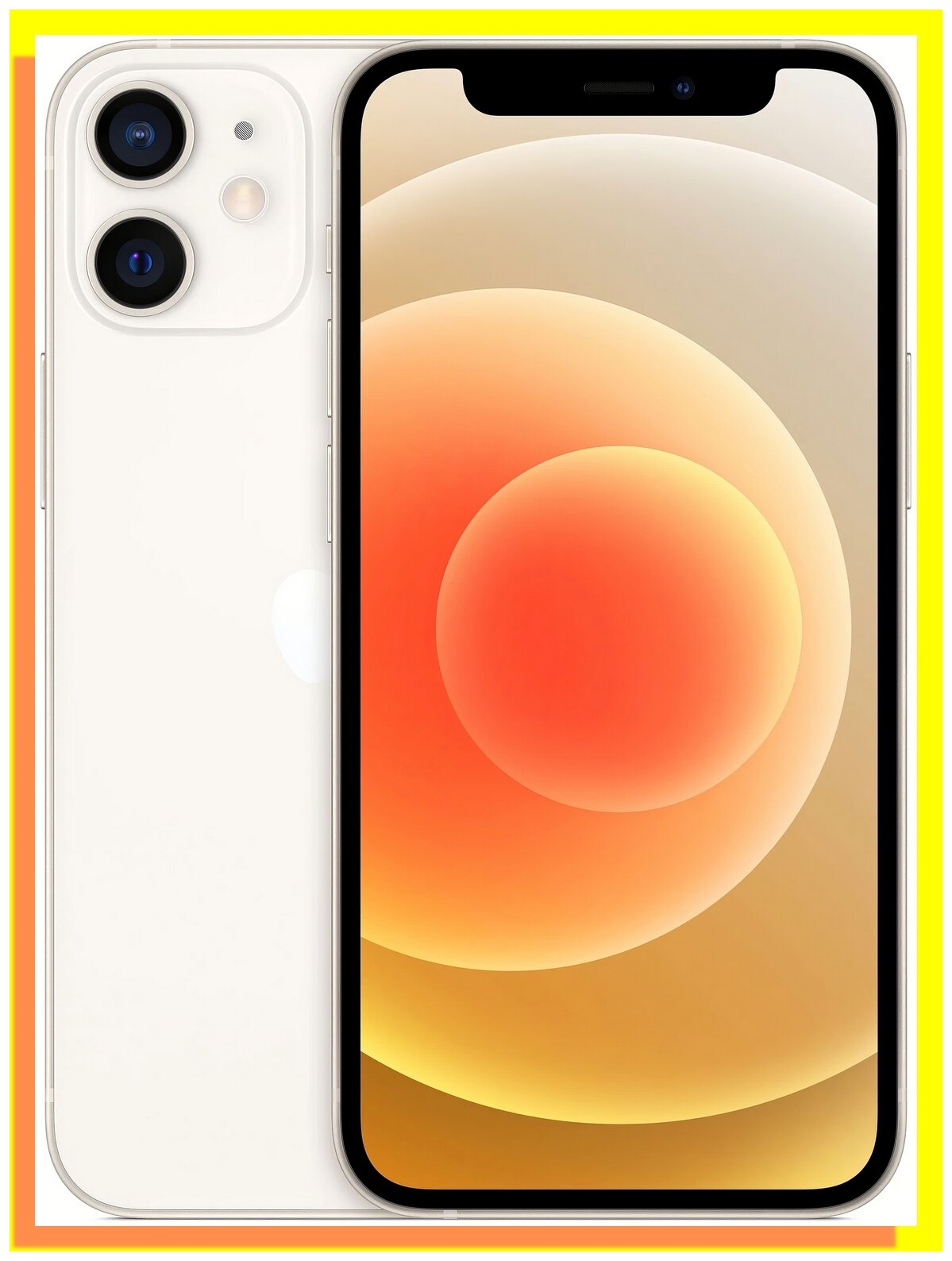 Смартфон Apple iPhone 12 mini, 4ГБ/128ГБ, 5G, nano-SIM, Белый/White