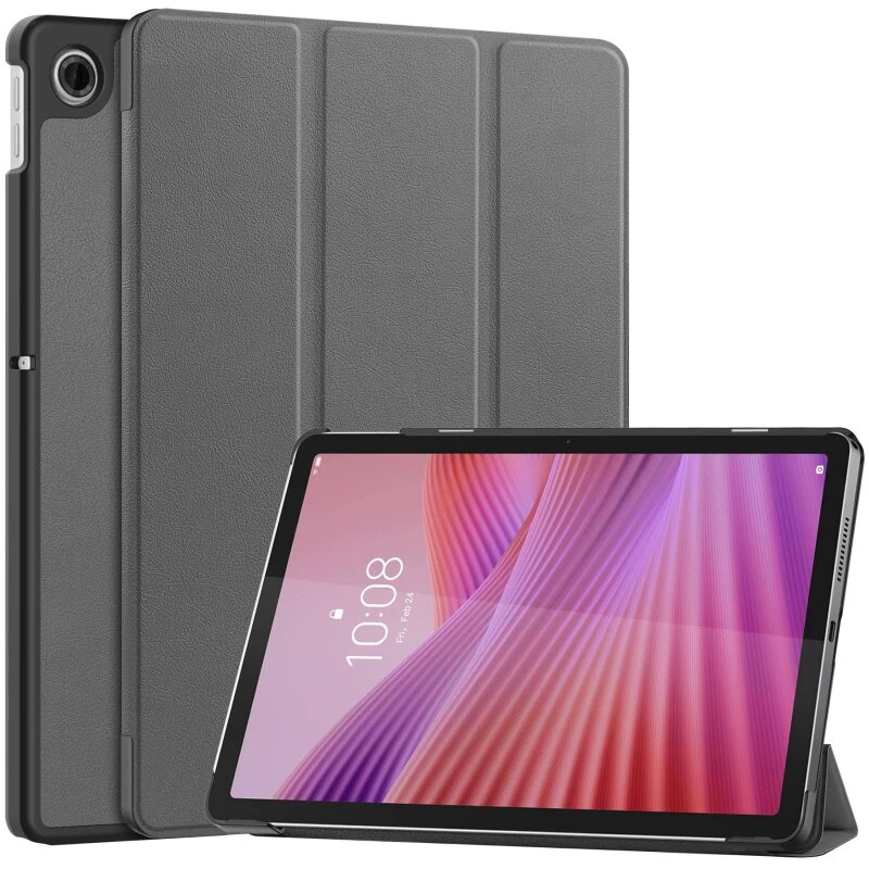 Чехол для планшета Lenovo Tab S10 10.1 дюймов серого цвета и закаленным стеклом