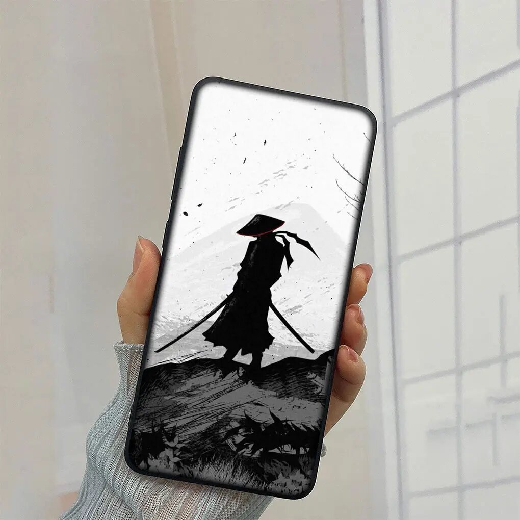Чехол для VIVO Y20/Y20i/Y20S: Самурай, черный