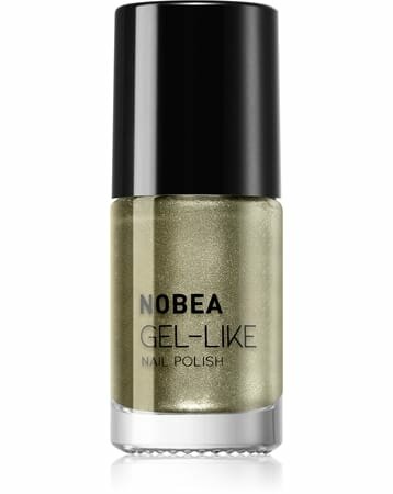 Лак для ногтей Nobea Metal Gel-like Nail Polish, оливковый, 6 мл
