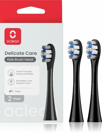 Насадка для электрической зубной щетки Oclean P3K8, черный, 2 шт
