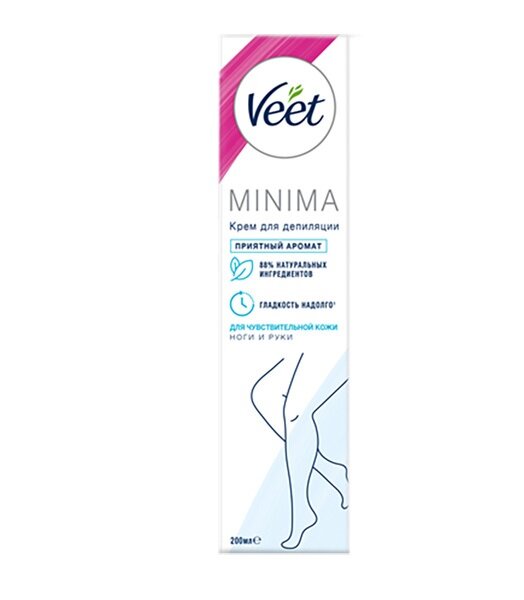 Крем Veet Minima для депиляции для чувствительной кожи, 200мл