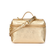Сумка Longchamp, фактура матовая, gold