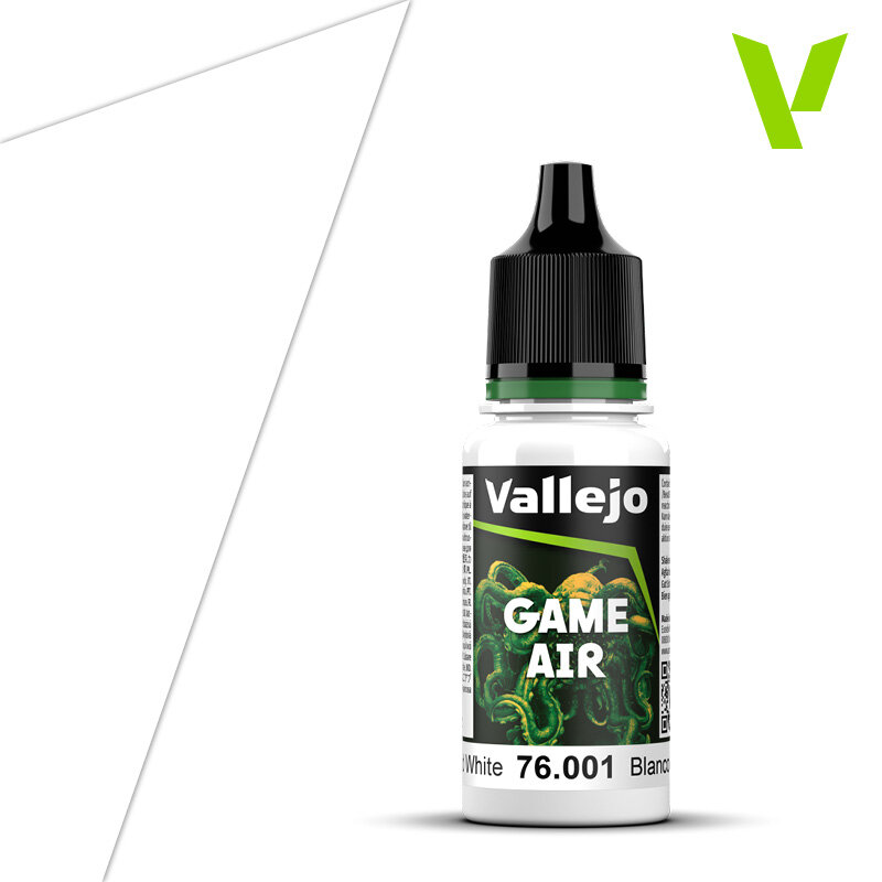Краска Vallejo серии Game Air: Dead White - обновленная формула 2024 76.001