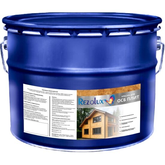 Краска для OSB Rezolux , (12 кг) лазурь 6027 (мет. ведро)