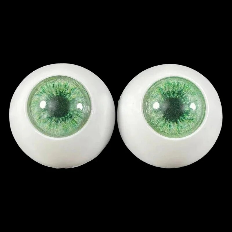 Кукольные глаза акриловые 10-18 мм Изумрудный, 1 Pair Eyeball10, 12mm