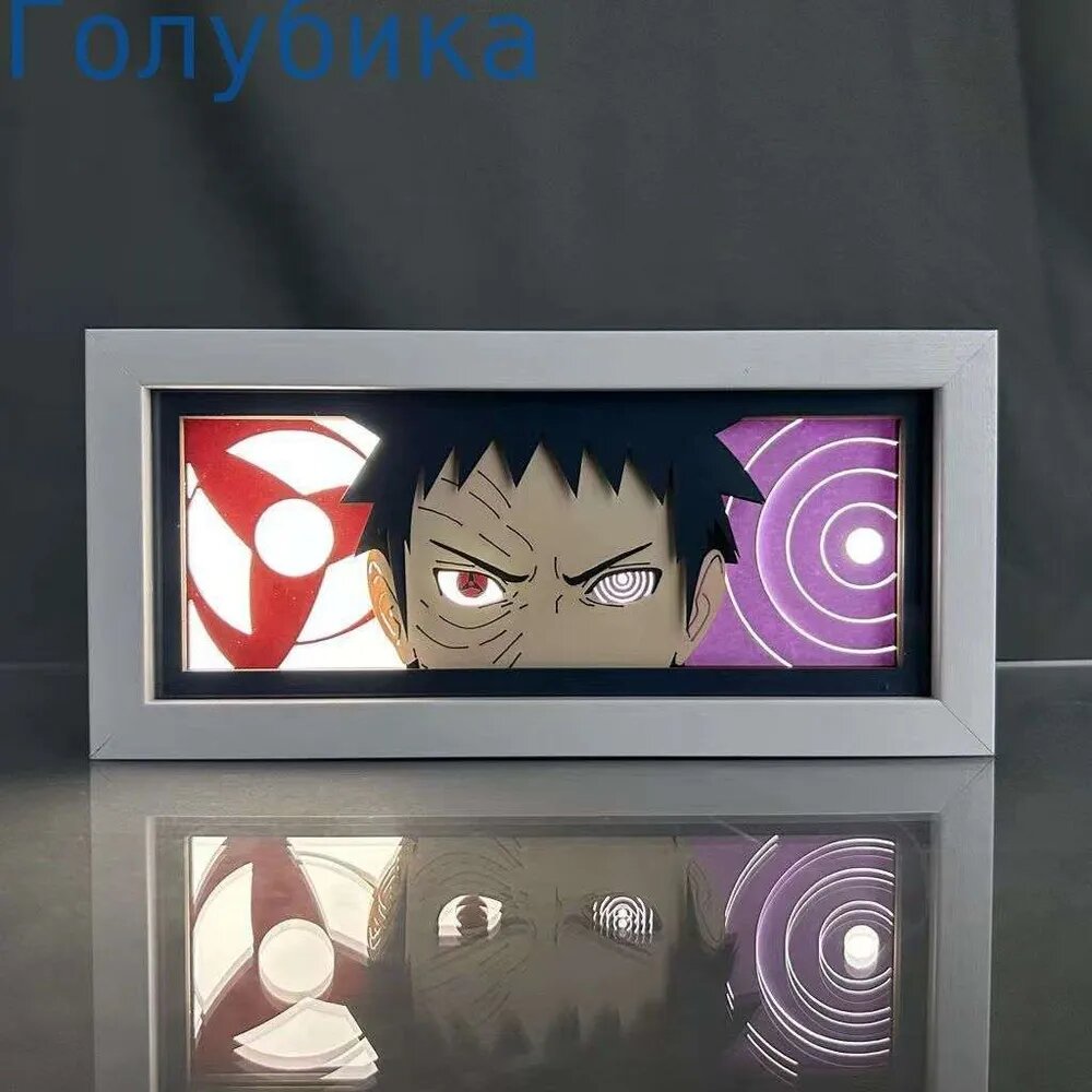 NARUTO Наруто ночник, С помощью пульта дистанционного управления можно менять 16 цветов.