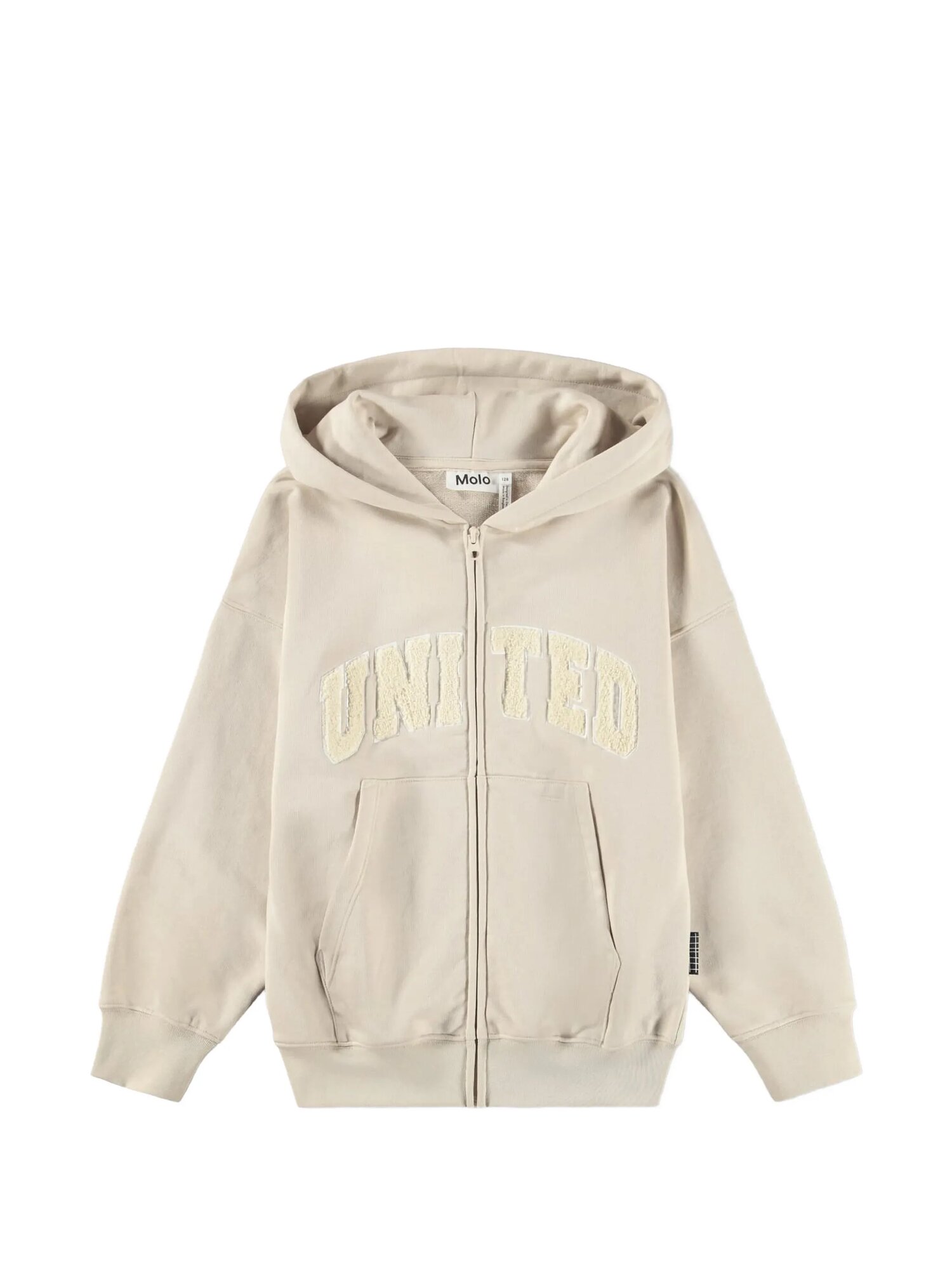 Худи Embroidered zip-up hoodie