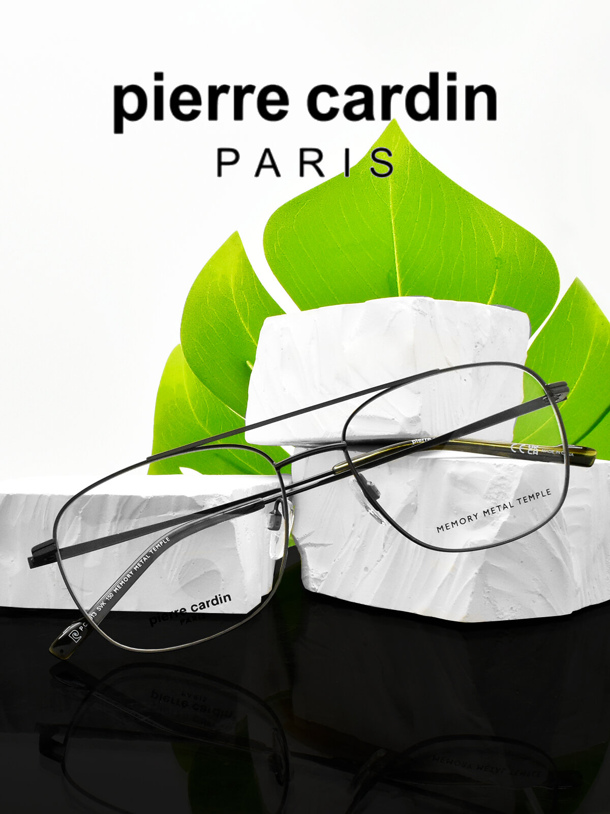 Оправа для очков Pierre Cardin P. C.6913 SVK пол Мужской форма оправы Авиатор цвет оправы Чёрный