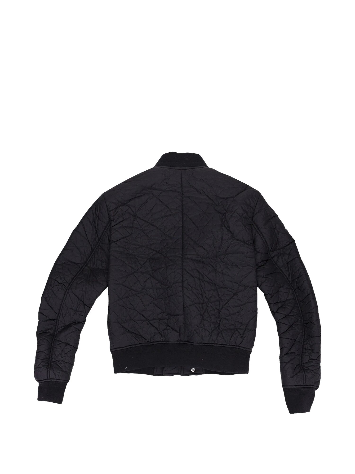 Куртка AMIRI Crinkle bomber jacket, размер 44, black/black — фото 1