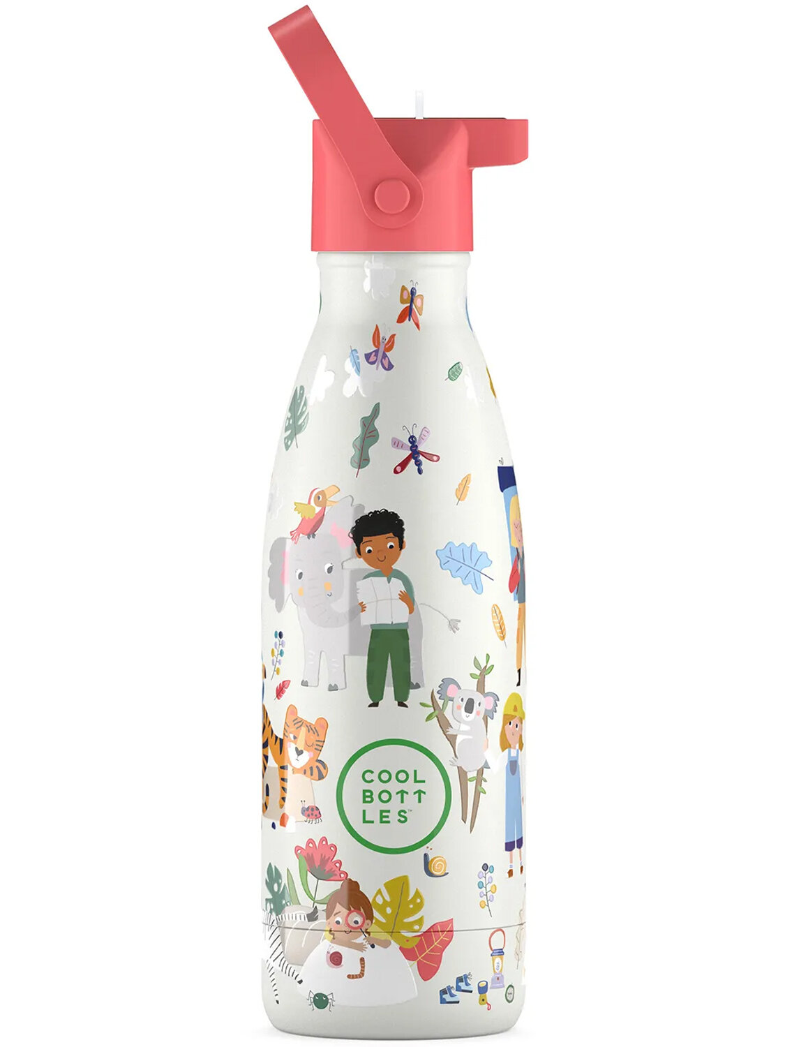 Термос–термобутылка Cool Bottles Kids серия Playland Curious Explorers 350мл CBBK35CE
