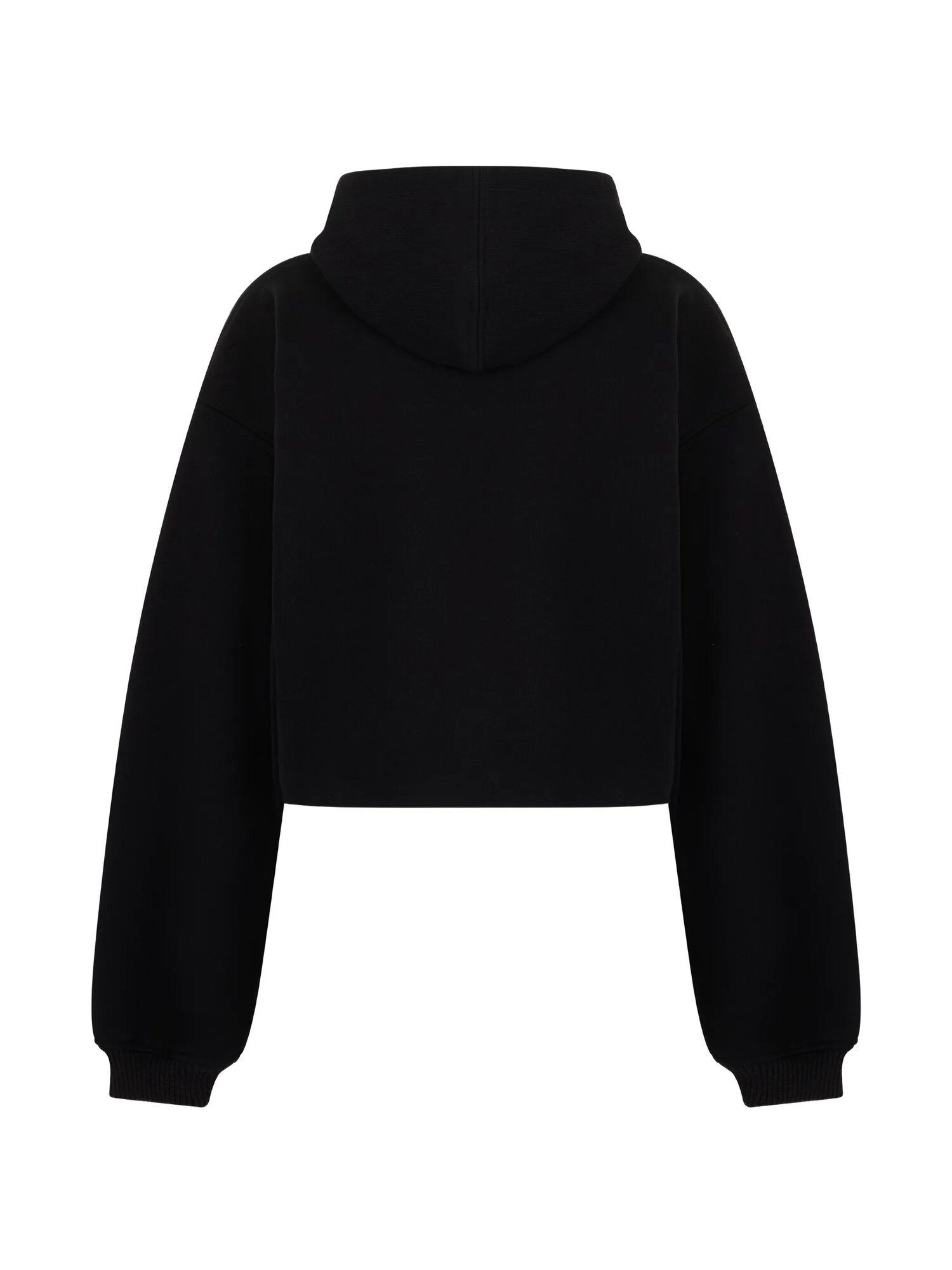 Худи The Mannei Cropped drawstring hoodie, размер M-L, , black/black — фото 1