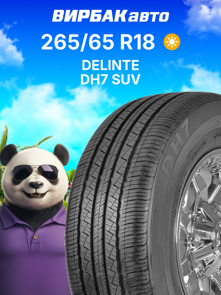 Летние шины DELINTE DH7 SUV 265/65 R18 114H, летняя автомобильная резина