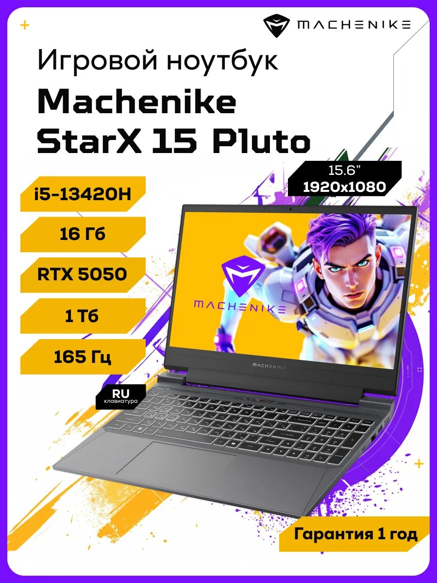 Ноутбук игровой Machenike StarX 15 Pluto