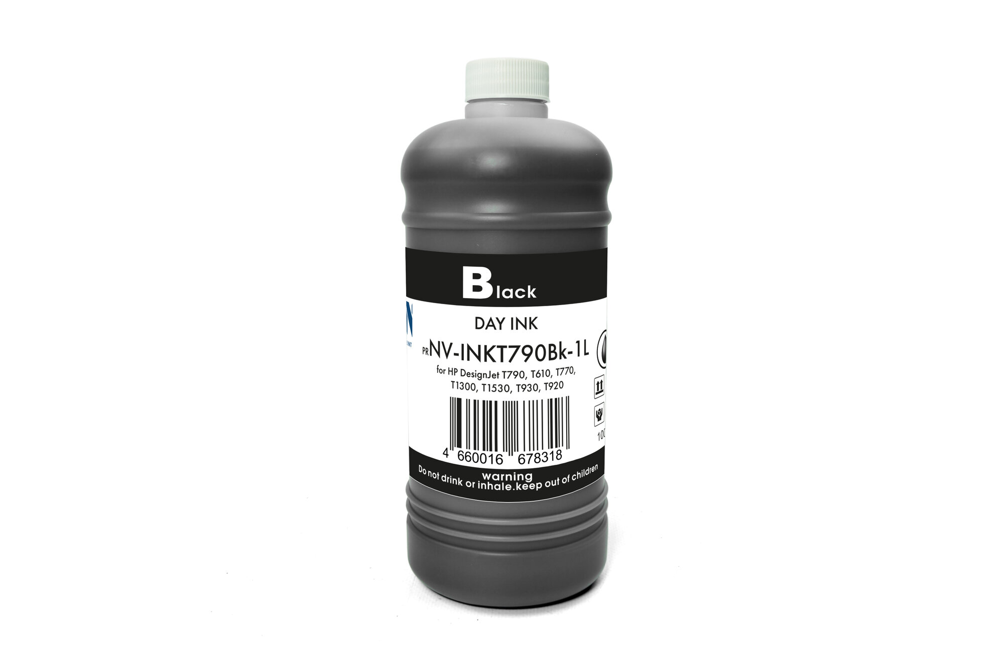 Чернила NV Print NV-INKT790Bk-1L для HP DesignJet черные 1000 мл
