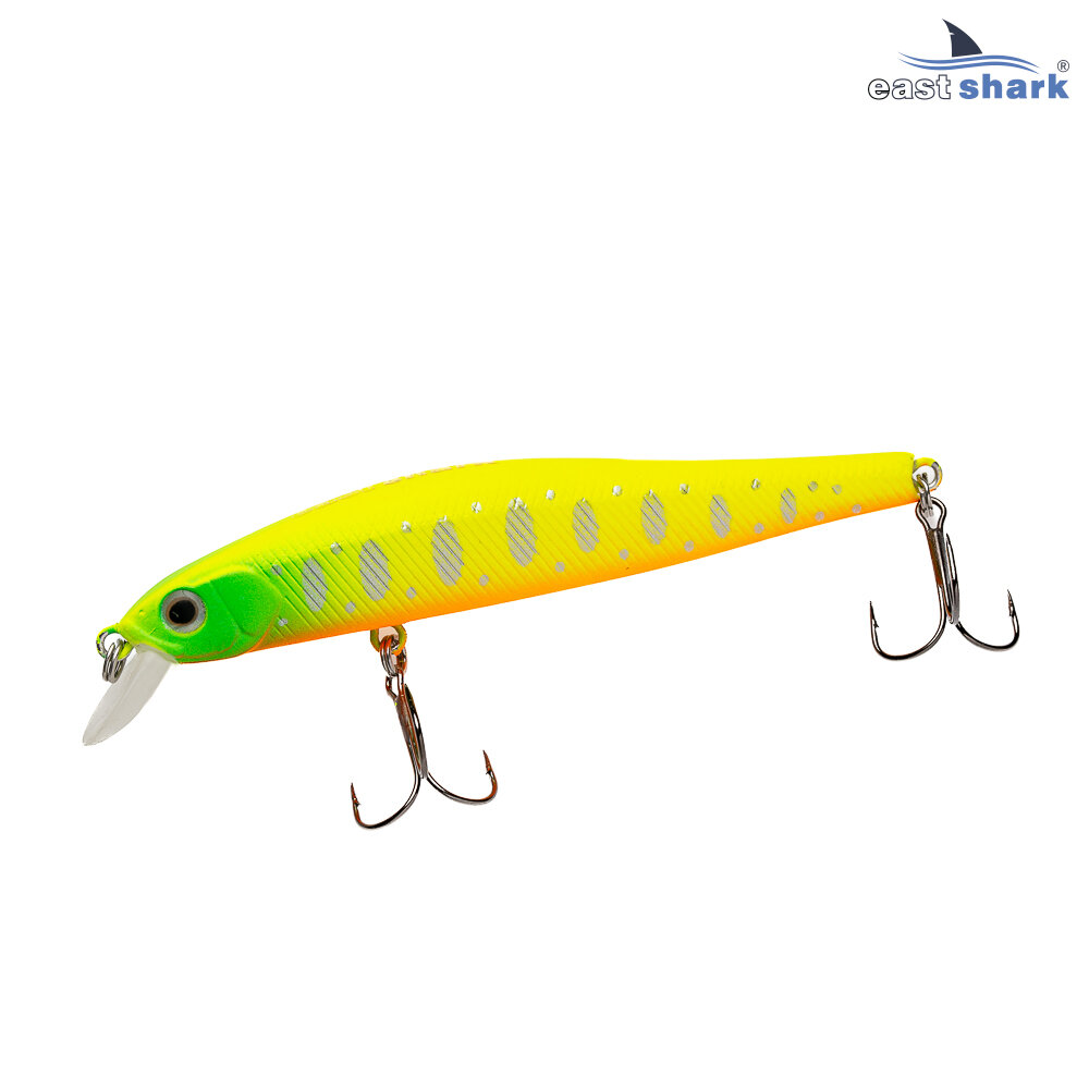 Воблер EastShark Minnow 9см. 9.8г. 0.5-1.3m Suspending col.#004