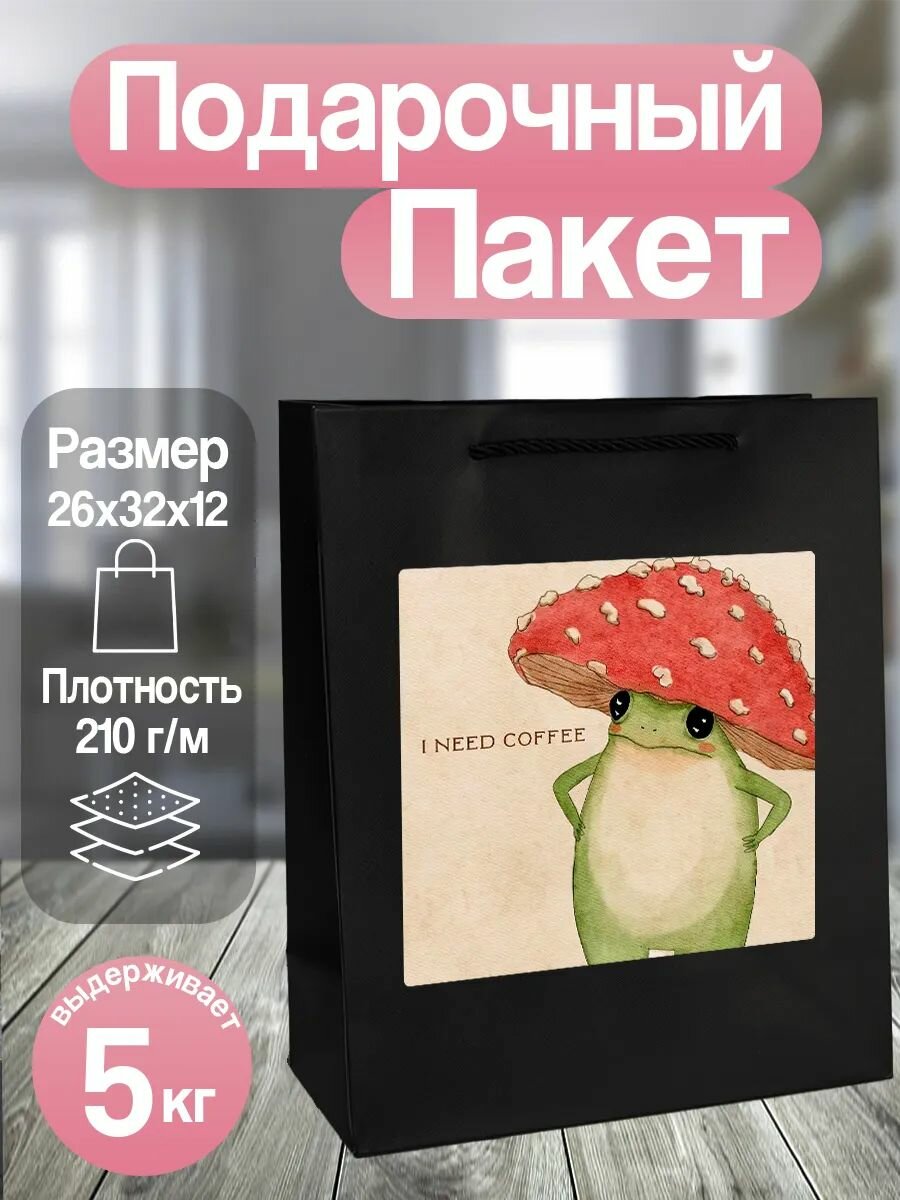 Пакет подарочный гоблинкор Pinterest, упаковка для подарка, 26х31 см