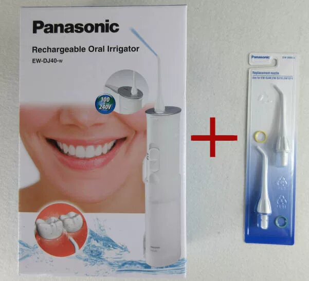 Портативный электрический ирригатор для полости рта Panasonic EW-DJ40 для чистки межзубных промежутков и массажа десен,