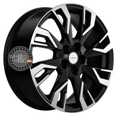 Диск автомобильный литой Khomen Wheels KHW1809 (Haval F7/F7x) 18x7 5x114.3 et40 dia64.1 Black-FP