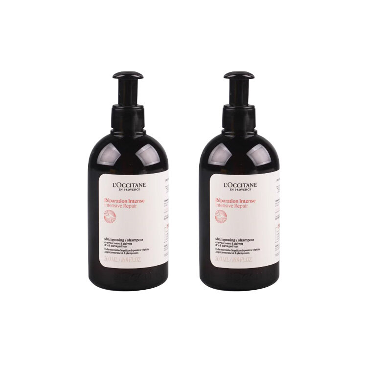 Шампунь женский LOCCITANE Интенсивное восстановление, 500ml*2