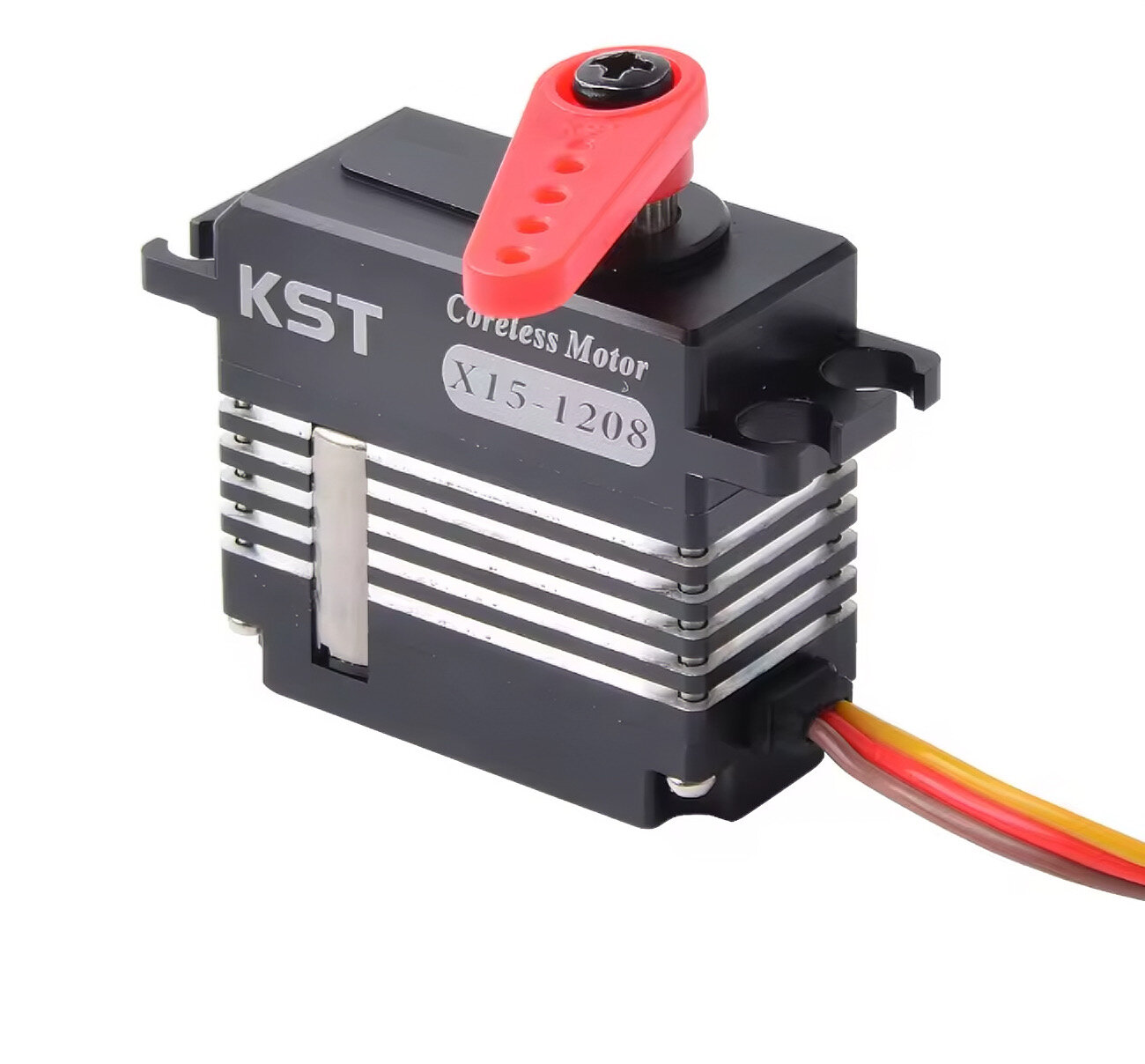 Сервопривод KST X15-1208 V8.0 13.5 кгс·см 0.07с/60° 6.0-8.4В 25T Coreless Digital Servo for RC Helicopter Drone Tank
