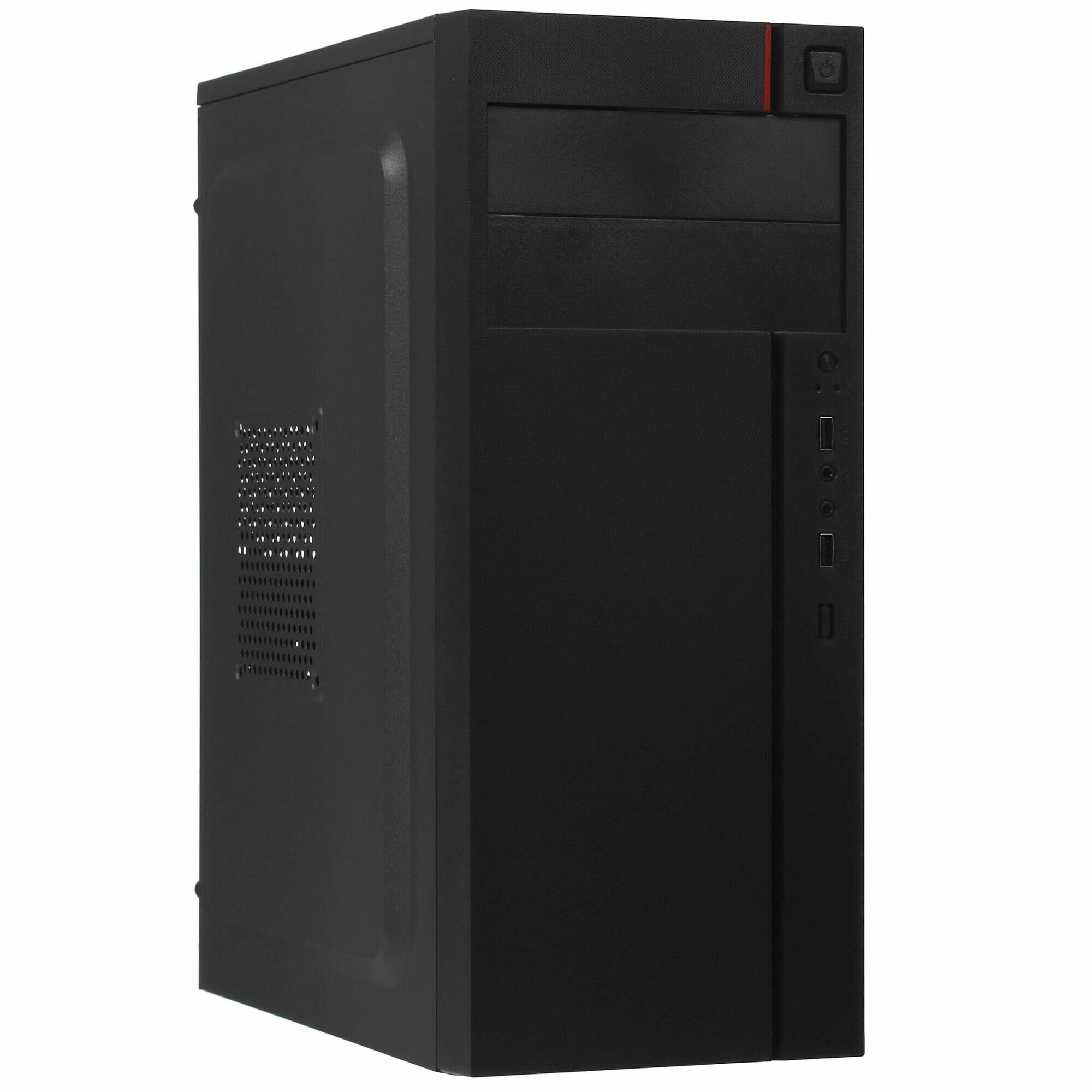 EXEGATE Корпуса EX290172RUS Корпус Miditower AA - 440 ATX, без БП, 2 USB, аудио, черный