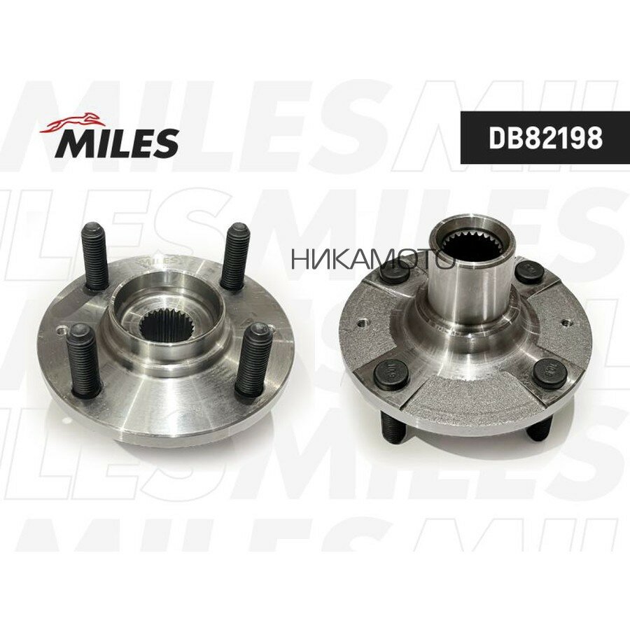 MILES DB82198 Ступица колеса HYUNDAI SOLARIS 10-/KIA RIO IV 11- пер.