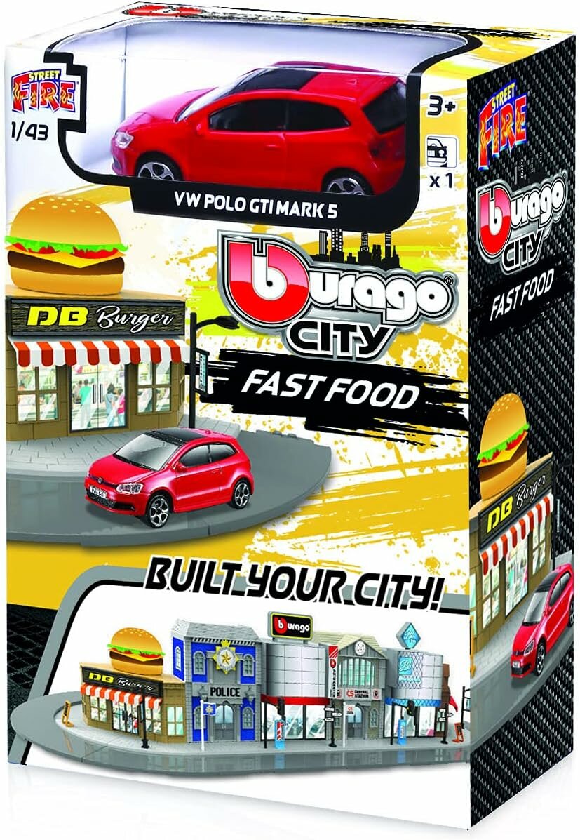 Игровой набор BBurago Fast Food 1:43 18-31504