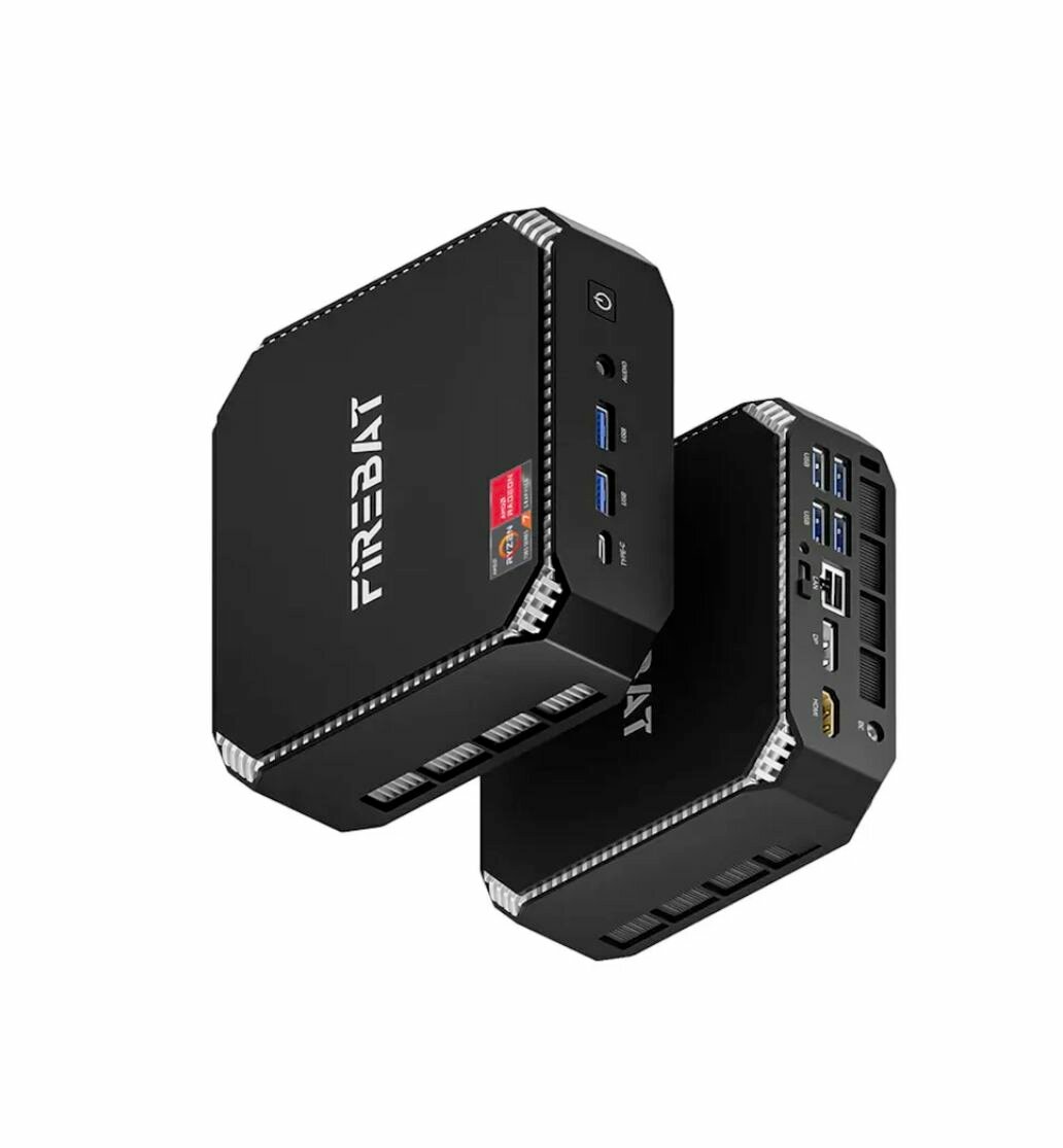 Мини-ПК Firebat A6, процессор AMD Ryzen 7 6800H, 16GB RAM, 512GB SSD — фото 1