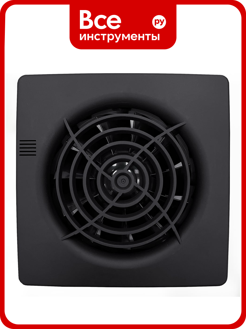 Накладной вентилятор Floxy 100 Black (короткий патрубок) Seicoi 21-0005-128