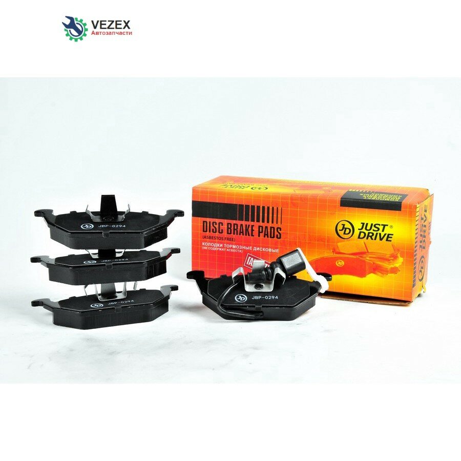 JUST DRIVE JBP0294 Колодки тормозные, передние GDB1658 с датчиком